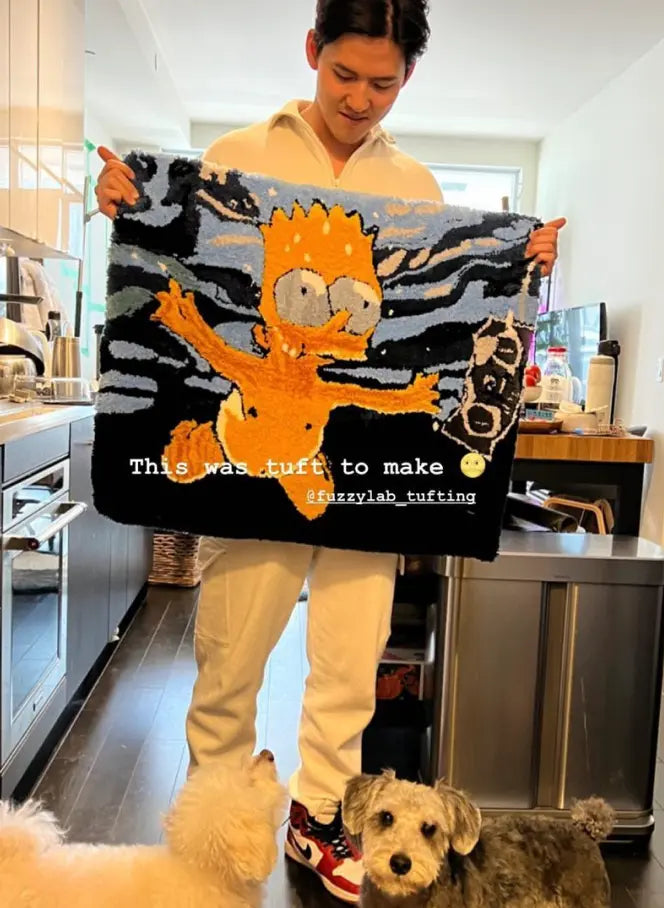 Creative Sparks: A Bart-Inspired Tufting Adventure - fuzzylab.trt